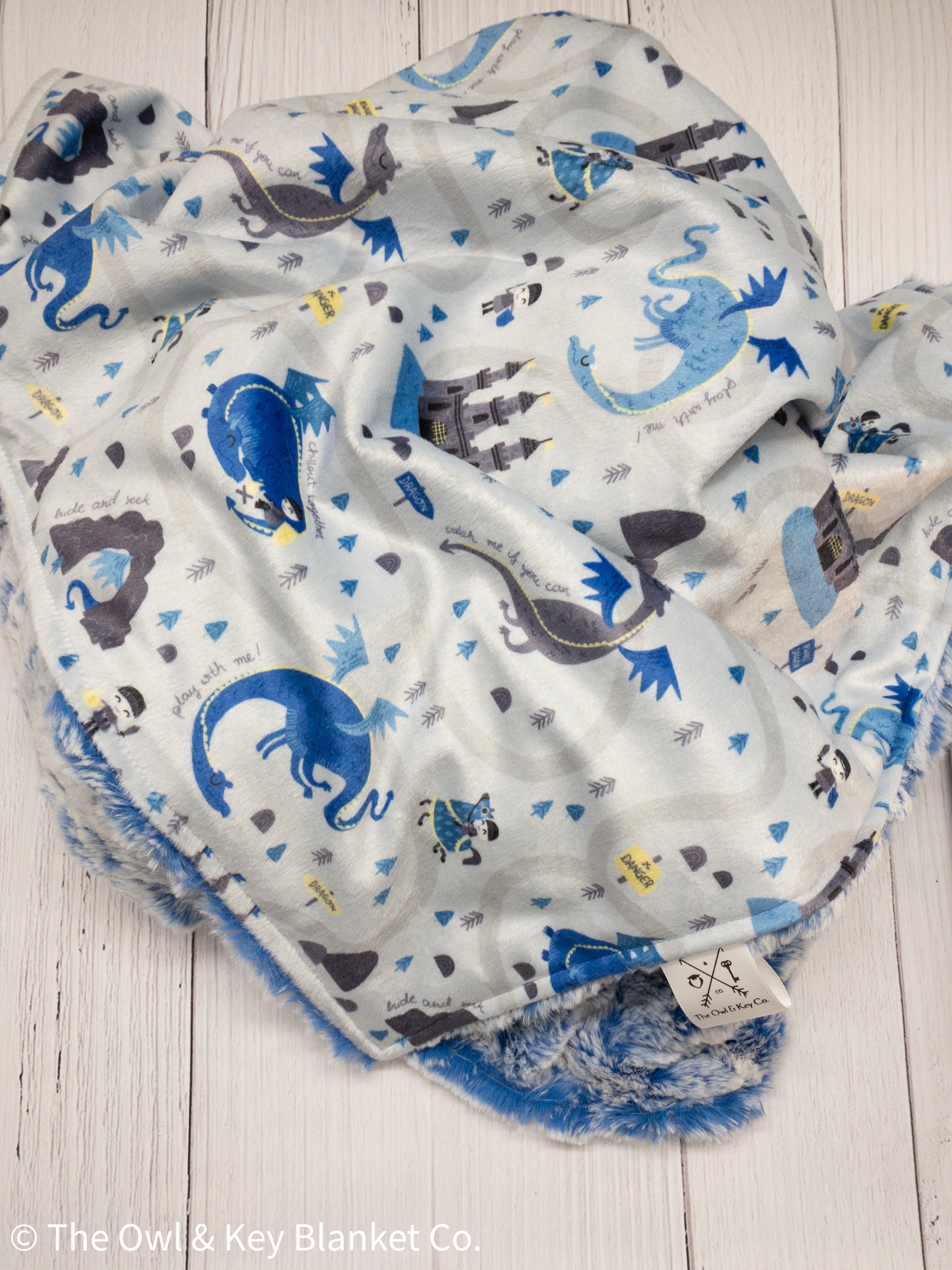 Beware Dragon ~SNUGGLE | The Owl & Key Blanket Co.